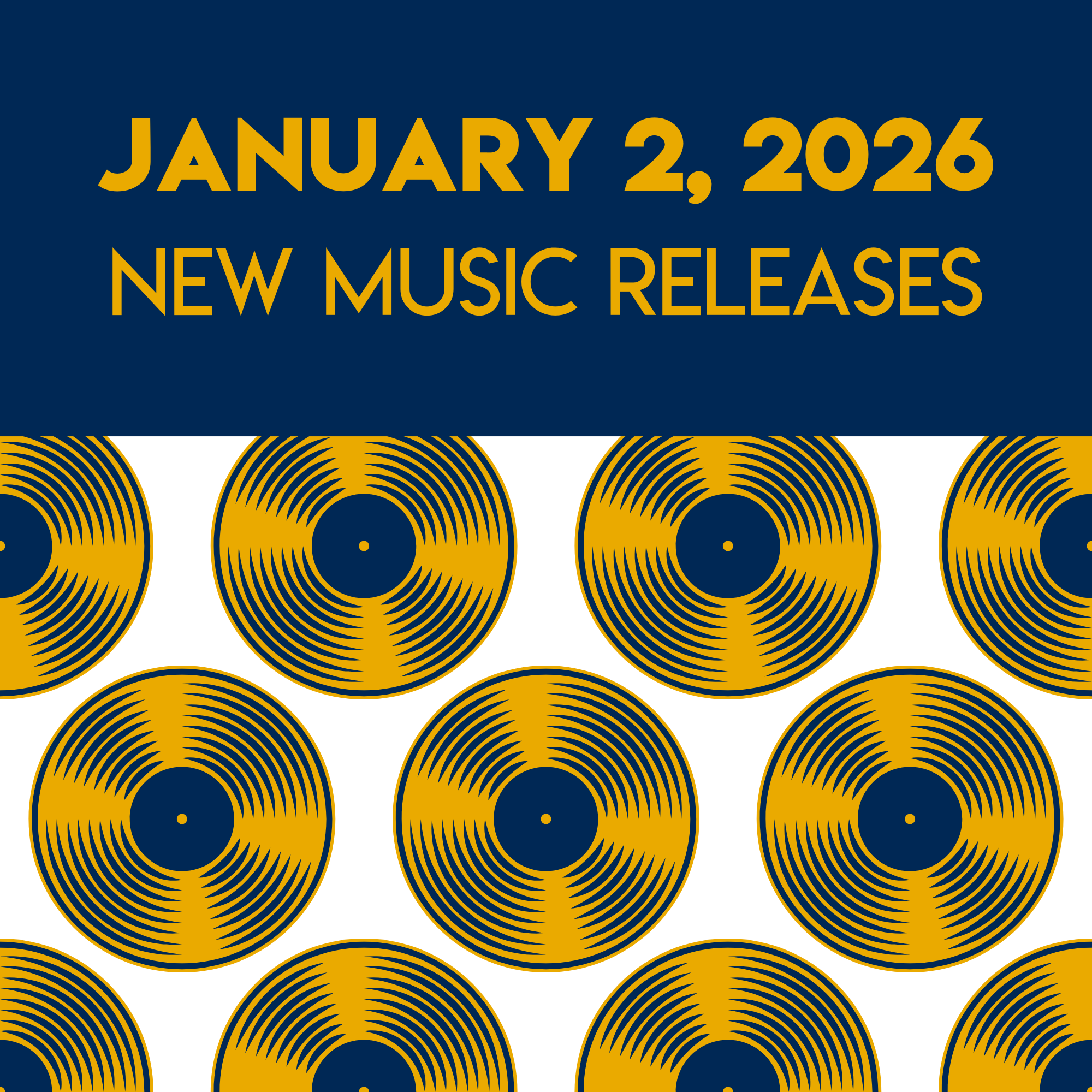 New Music Releases - January 2, 2026 | Vinyl, CDs, Cassettes – Nail ...