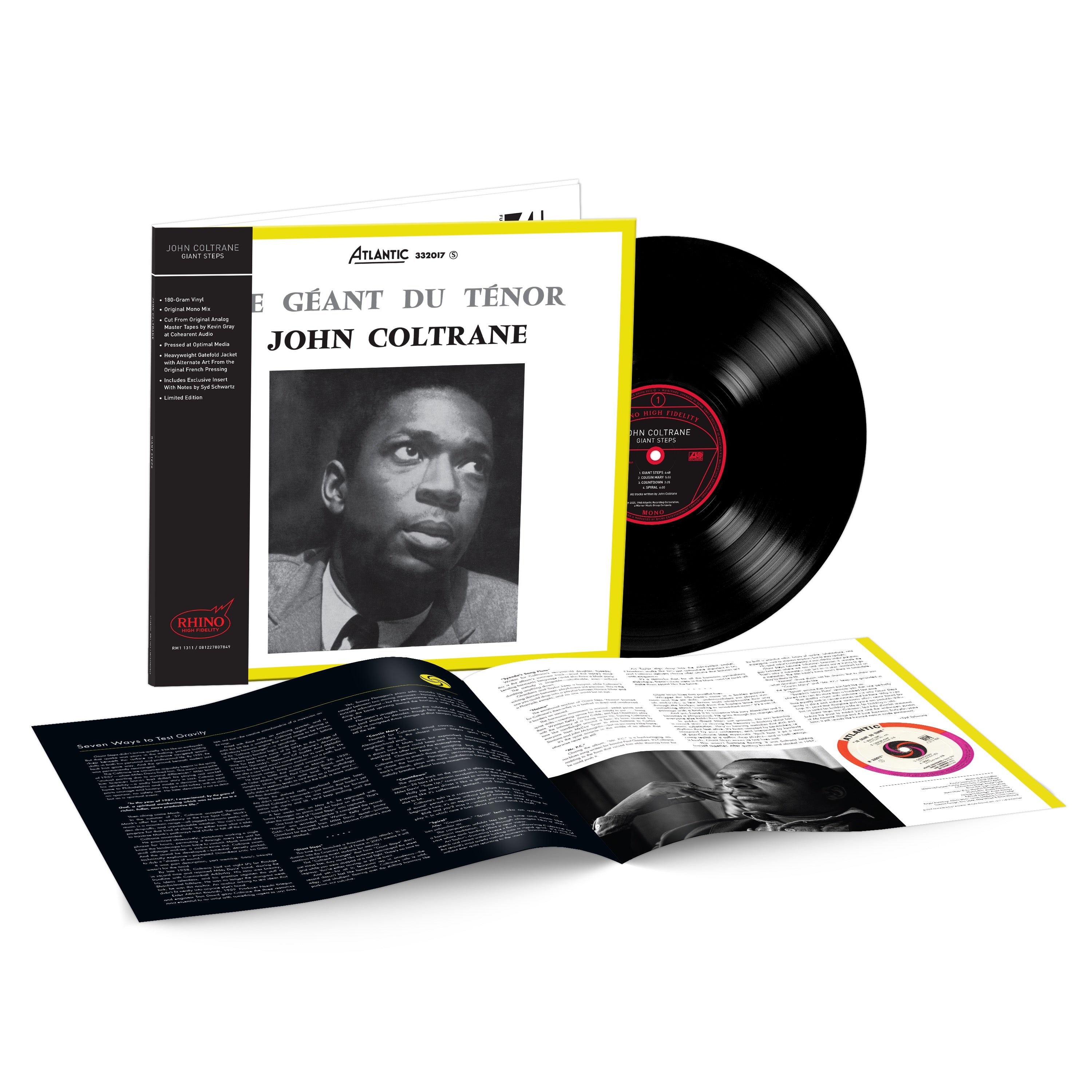 John Coltrane - Giant Steps (SYEOR 2026, Rhino High Fidelity, Black LP ...