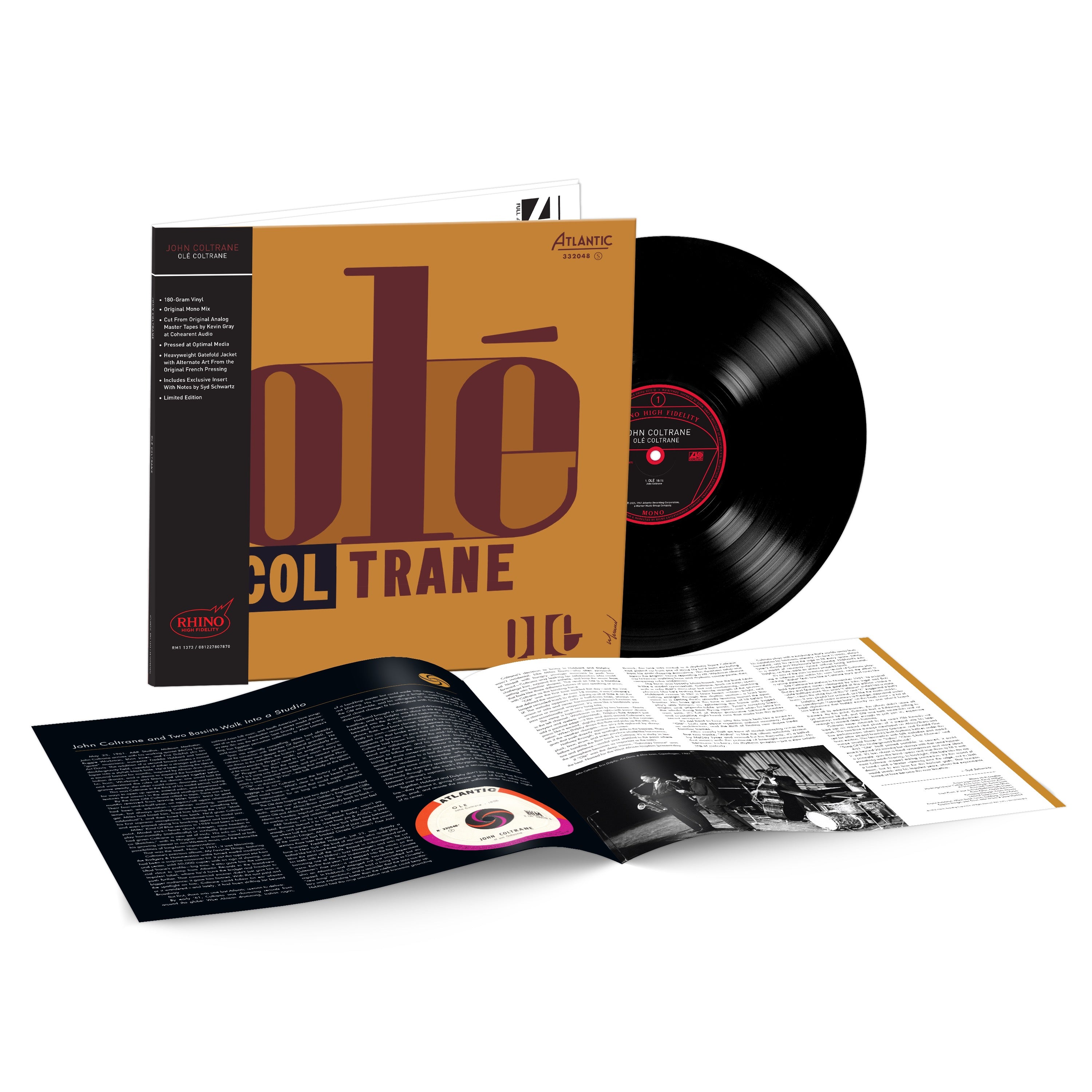 John Coltrane - Olé Coltrane (SYEOR 2026, Rhino High Fidelity, Black L ...