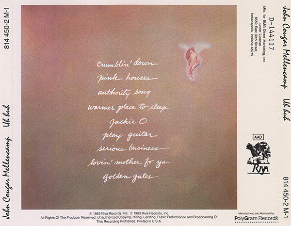 Buy John Cougar Mellencamp : Uh-Huh (Album,Club Edition) now! – Nail ...