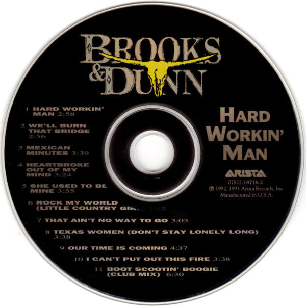 Buy Brooks & Dunn : Hard Workin' Man (Album) now! – Nail City Record