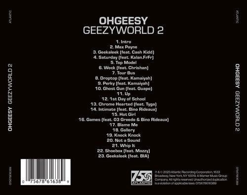Ohgeesy - Geezyyworld 2 (Indie Exclusive, CD, Special Price, MOD ...