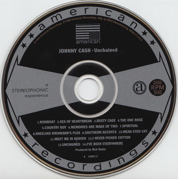 Buy Johnny Cash : Unchained (Album) now! – Nail City Record