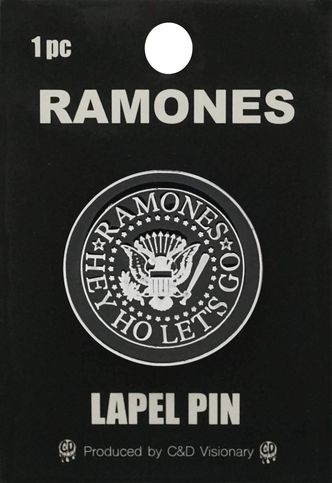 Enamel Pin - The Ramones - Hey Ho Let's Go – Nail City Record