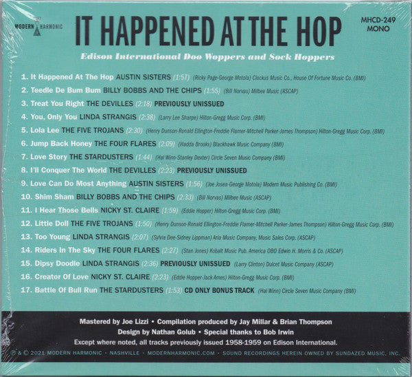 Buy Various : It Happened At The Hop - Edison International Doo Woppers ...